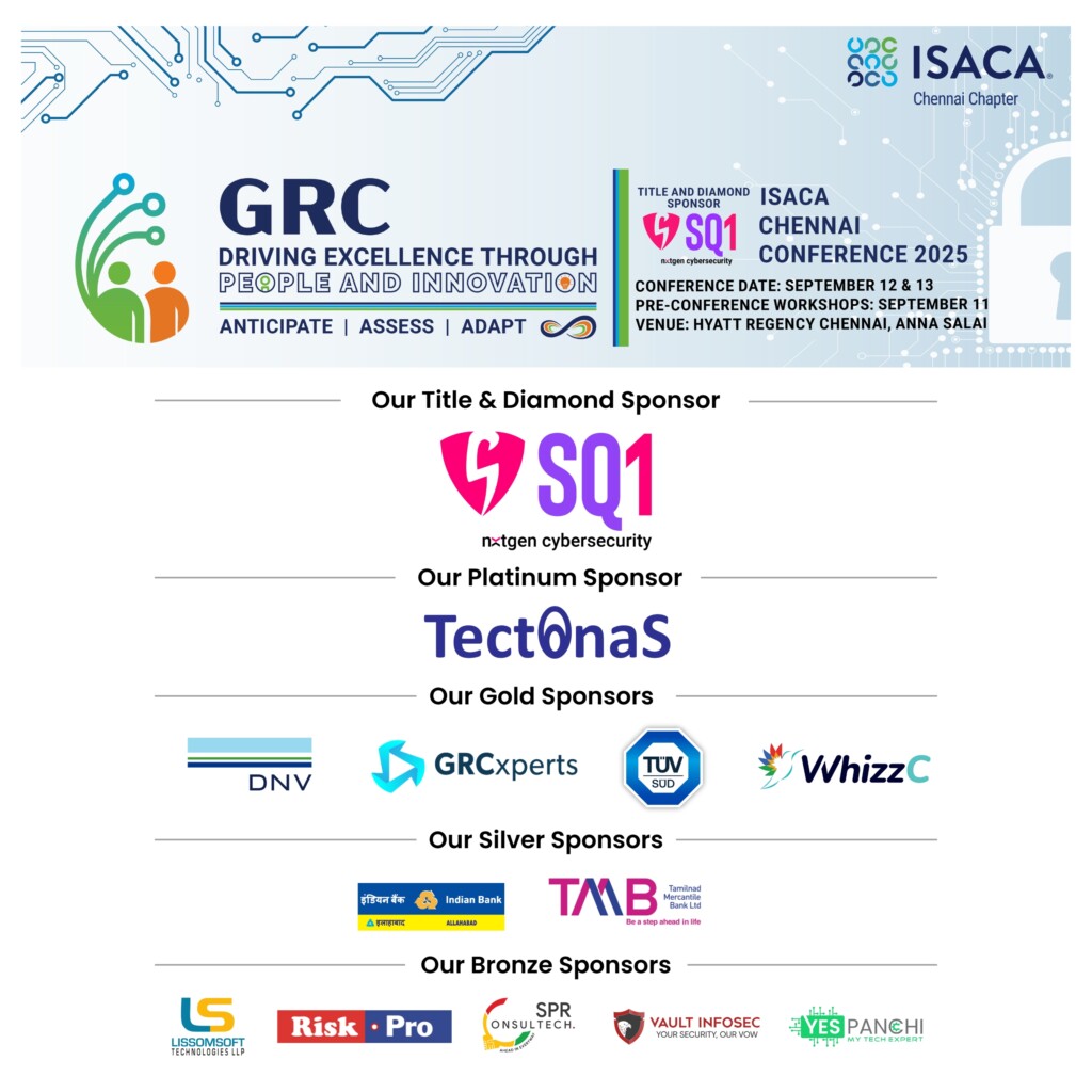 ICC 2025 Conference Sponsors – ISACA Chennai Chapter